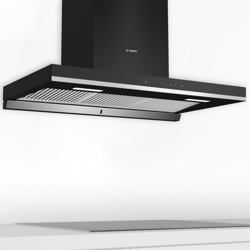 Bosch 90 cm Wall Mounted Chimney Self Clean Series DWBA98J60I on Decure.in