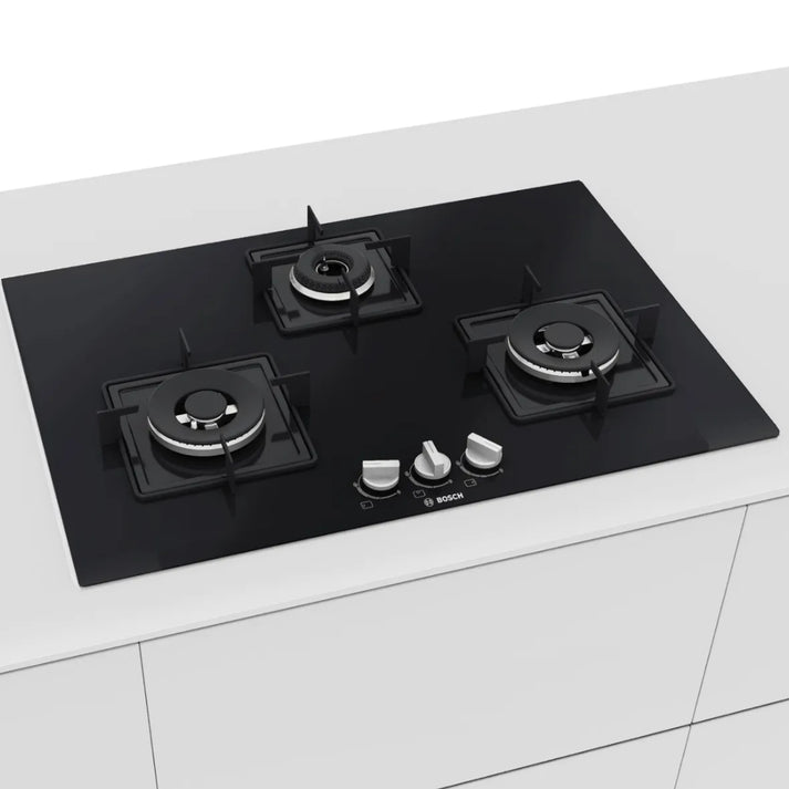 Bosch 75 cm 3 Burner Hob True AL 2D PND7B6B10I on Decure.in