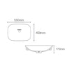 Kohler - Table Top Rectangle White Wash Basin - Vive Geo - K-28784IN-0 ...