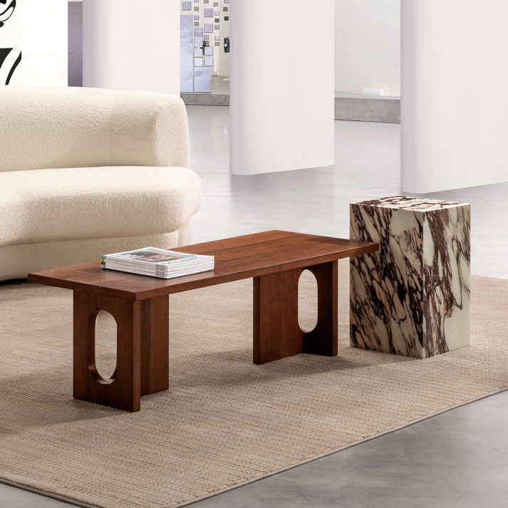 The Walnut Harmony Centre Table - JA0314 only on Decure.in