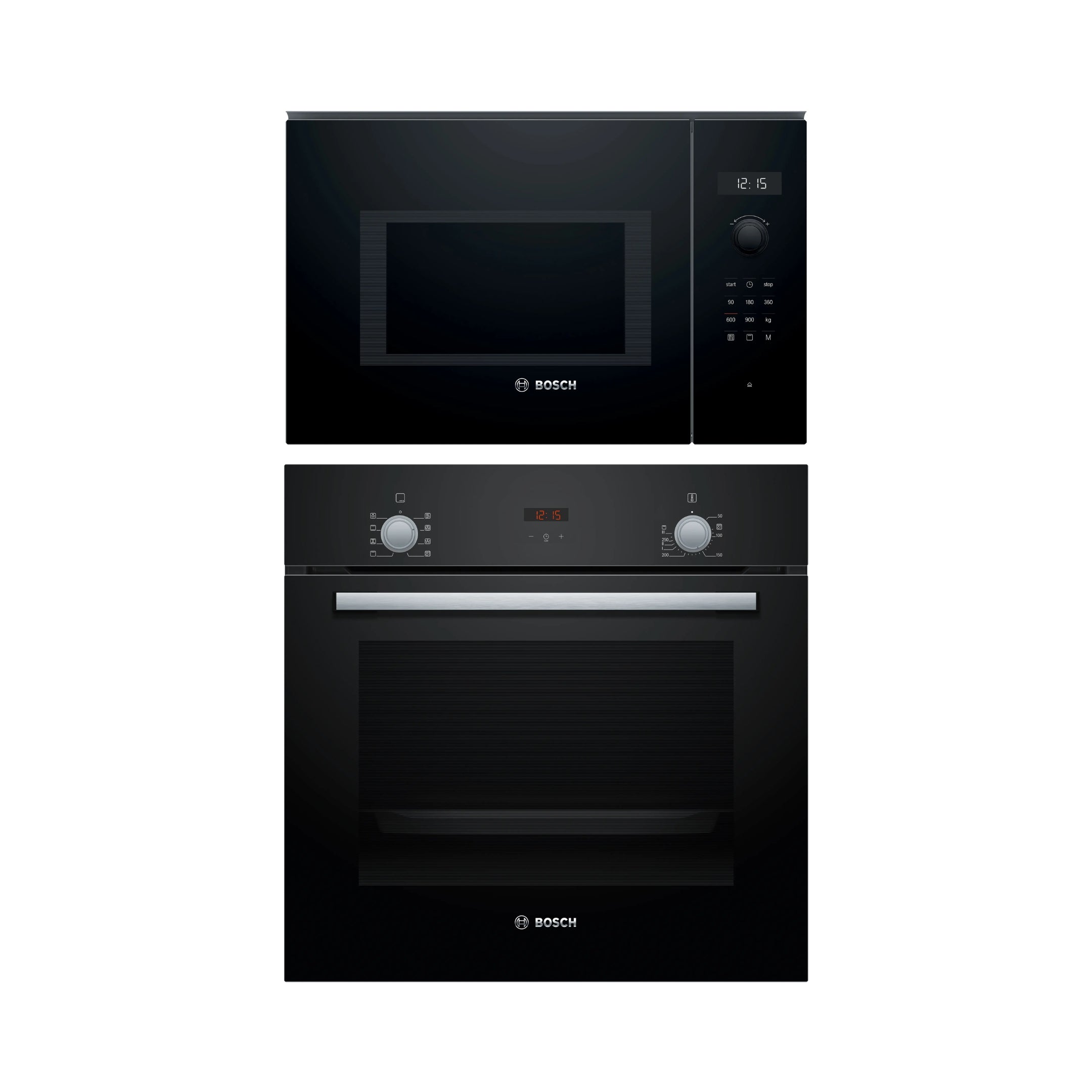 Bosch Built In Oven HBF532BA0I + Bosch Built-In Microwave Series 6 ...