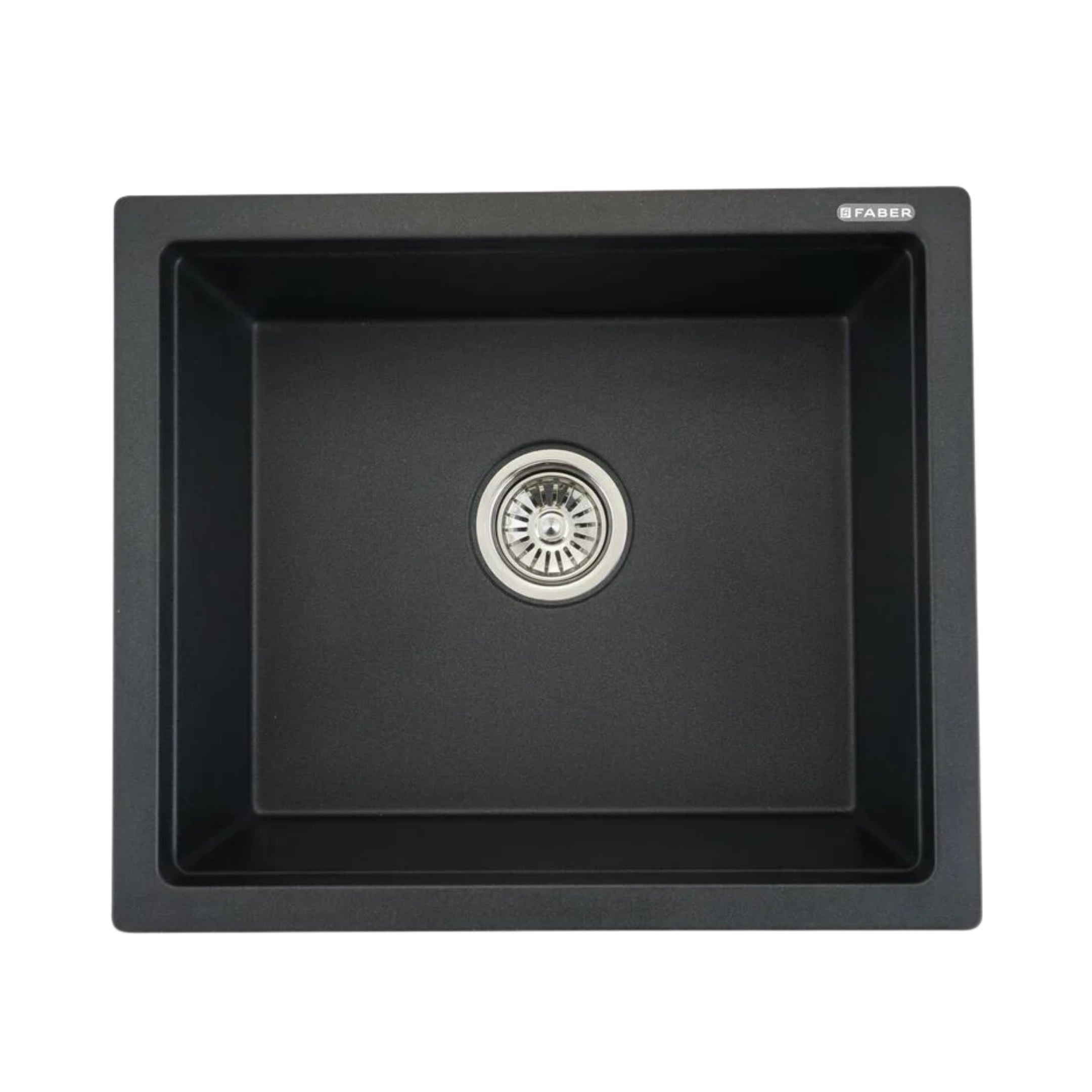 Faber Quartz Sink VRG 610-47 ( 24 x 18 inches ) - Coal shade on Decure.in