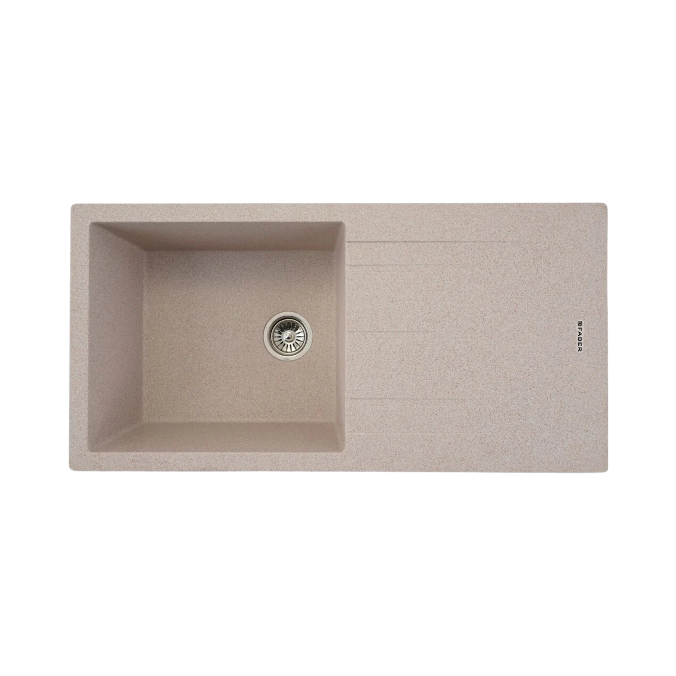 Faber Quartz Sink VRG 611-100 ( 40 x 20 inches ) - Grain shade on Decure.in