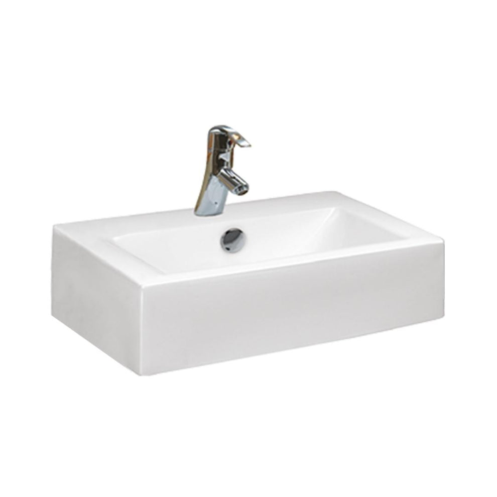 Hindware - Semi Recessed Rectangle White Wash Basin - ENIGMA 91012 by ...