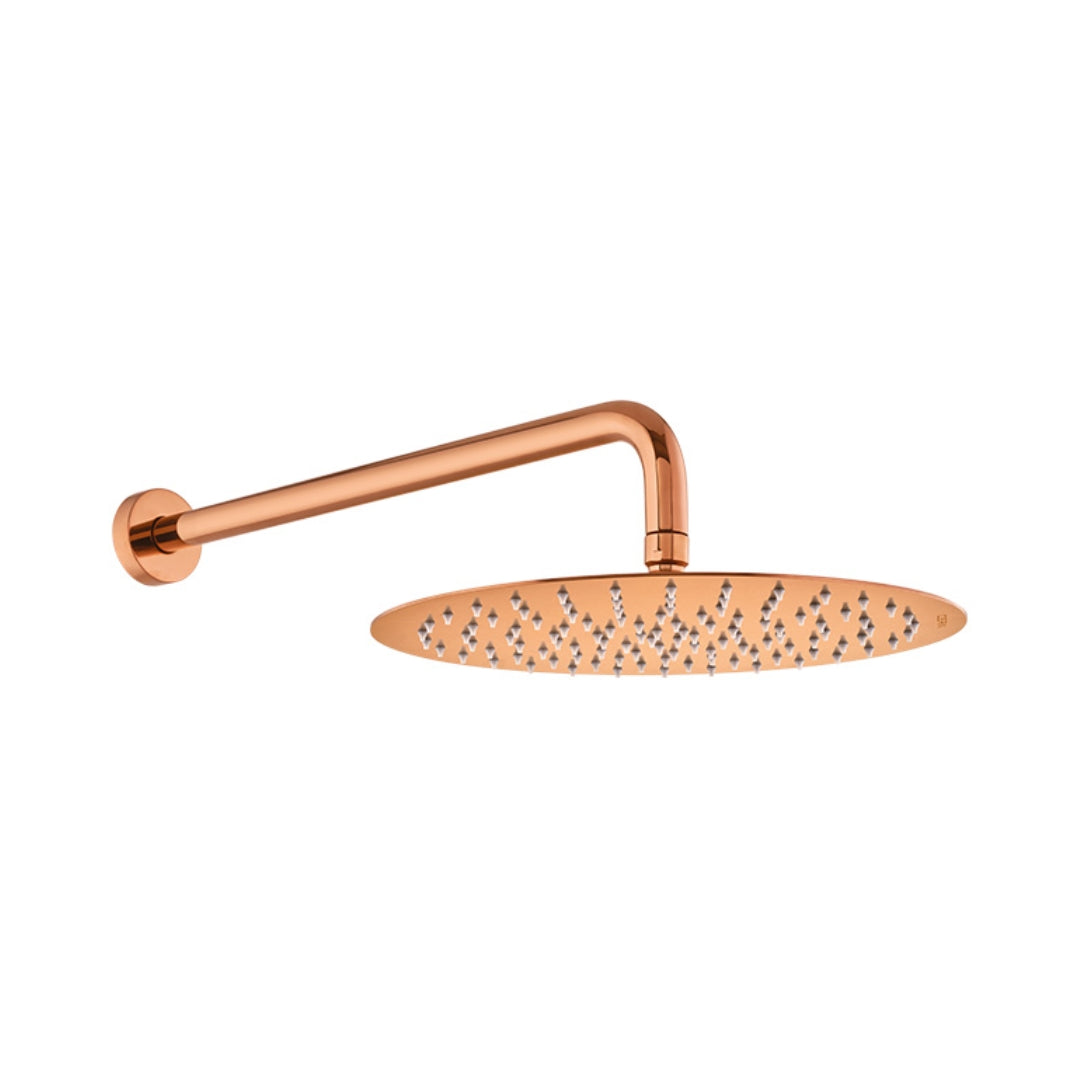 Cera Single Flow Overhead Showers F7010112RG - Rose Gold on Decure.in