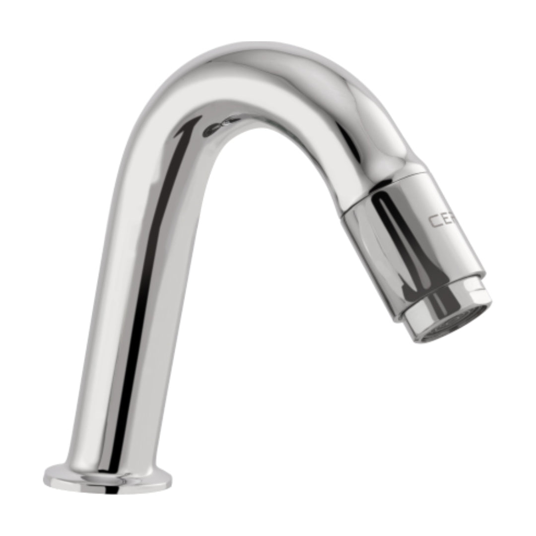 Cera Table Mounted Regular Basin Tap Aquamatic - Chrome on Decure.in