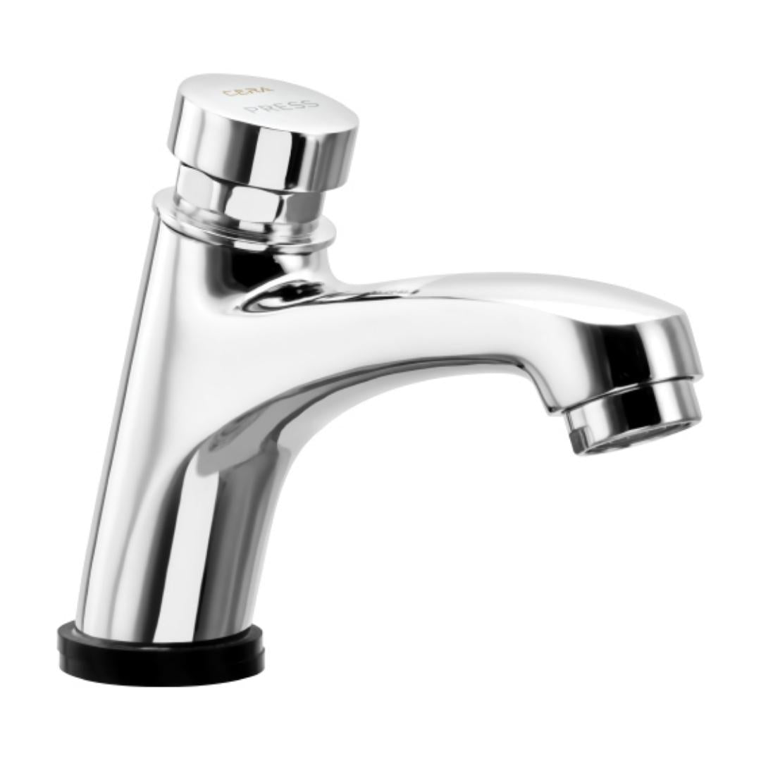 Cera Table Mounted Regular Basin Tap Aquamatic - Chrome on Decure.in