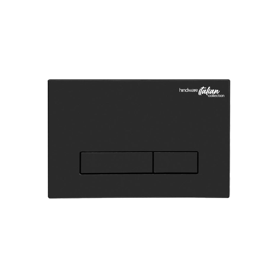 Hindware Flush Plate LOOP NEO CHROME BLACK - Black Chrome on Decure.in