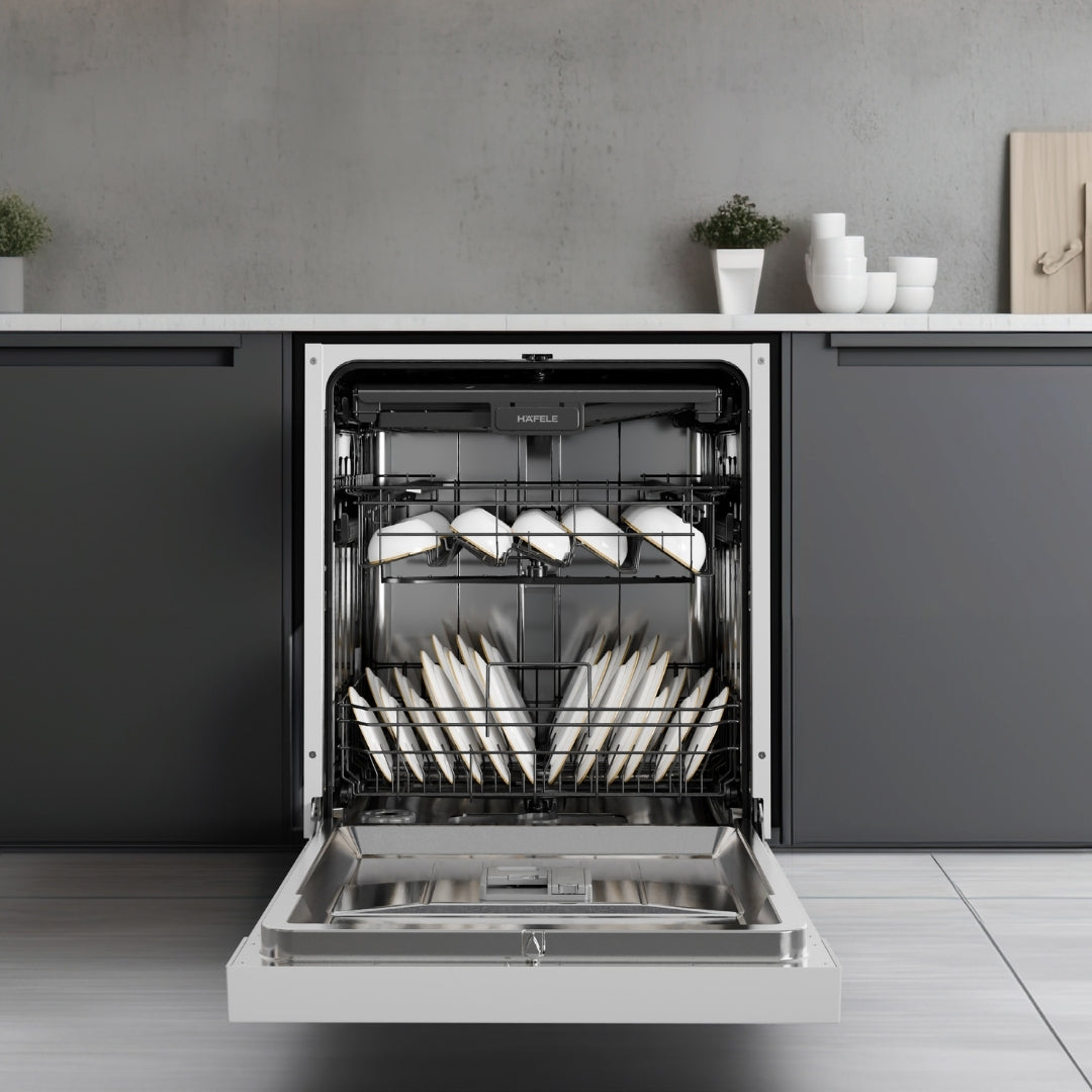 Hafele - Semi Built in Dishwasher - ACERO 15PS SI by Decure.in