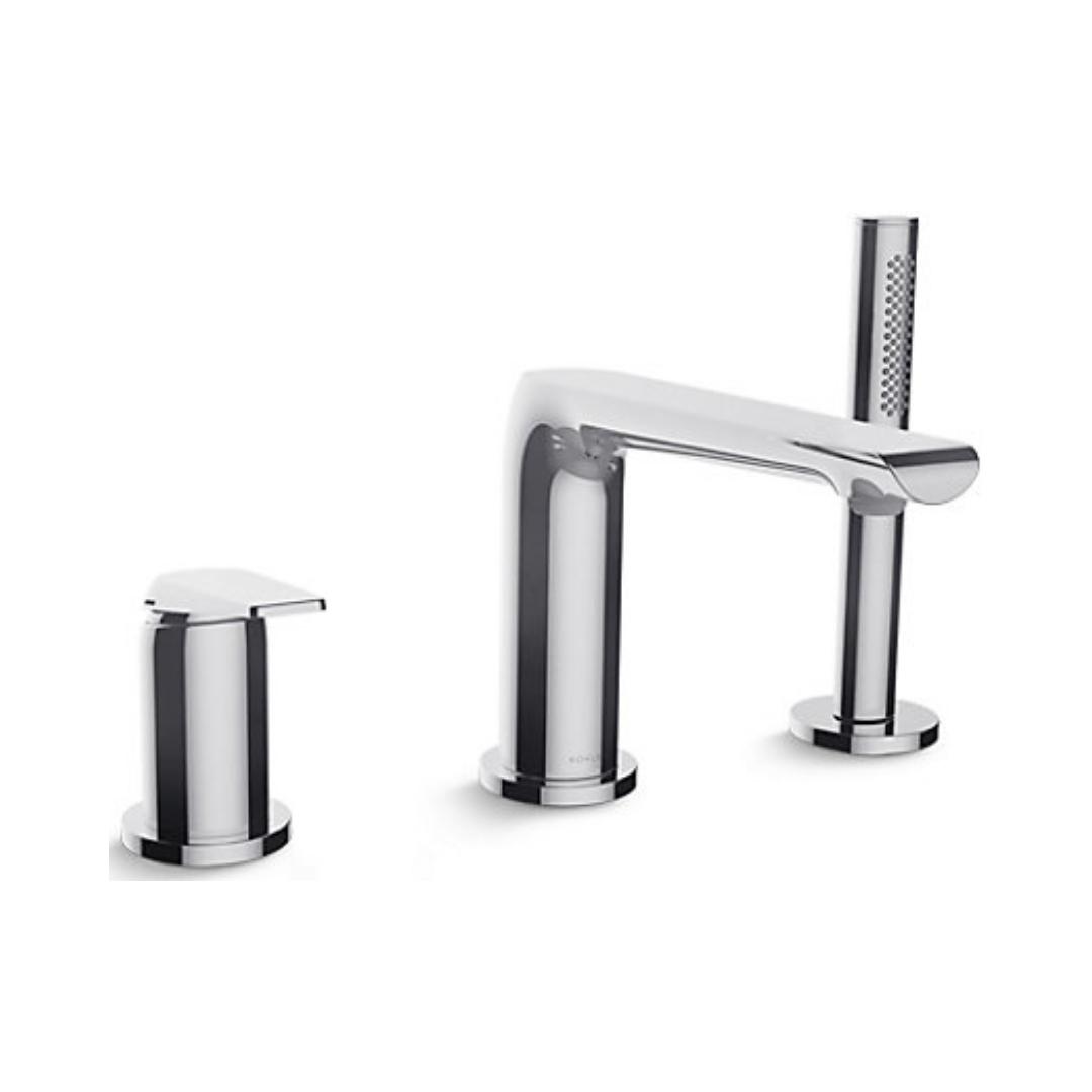 Kohler 2 Way Bath Tub Filler Avid 97360t B4 Cp Chrome Finish On