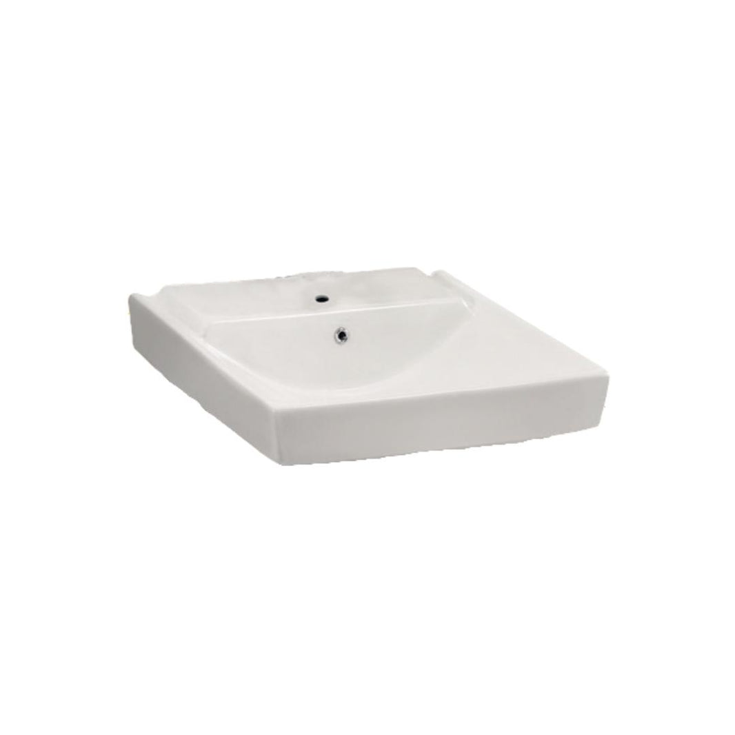 Parryware - Wall Mounted Rectangle White Wash Basin - Craft - C894G by ...