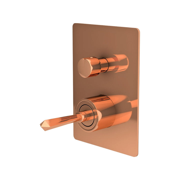 Kohler 3 Way Diverter Aleo 22789IN-4-RGD - Rose Gold Finish on Decure.in
