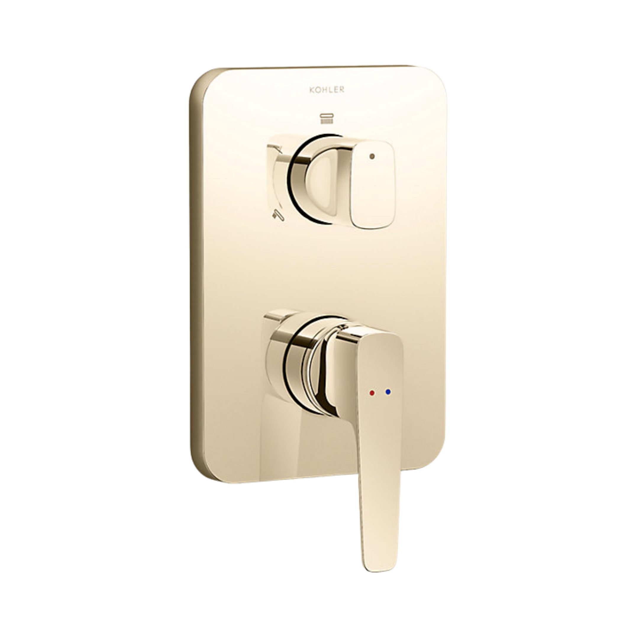 Kohler 3 Way Diverter Aleo Plus 77311IN-4FP-AF - French Gold Finish on ...
