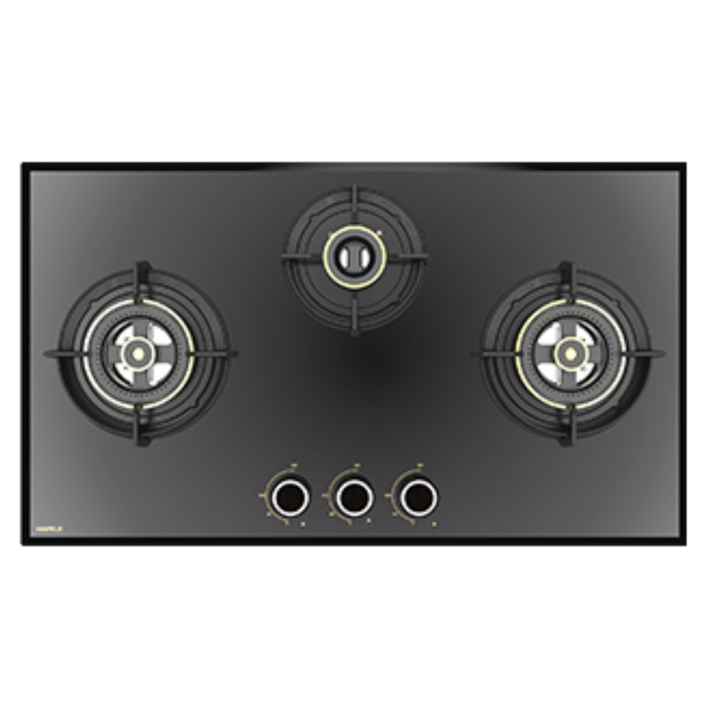 Hafele 78 cm 3 Burner Hob Altius Series ALTIUS FS 378 on Decure.in