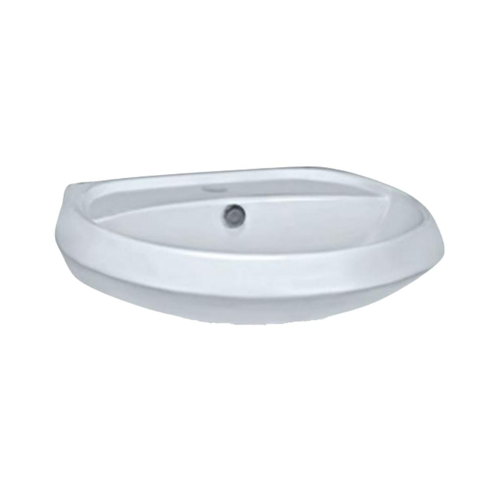 Jaquar - Wall Mounted Oval White Wash Basin - Solo - SLS WHT 6801 by ...