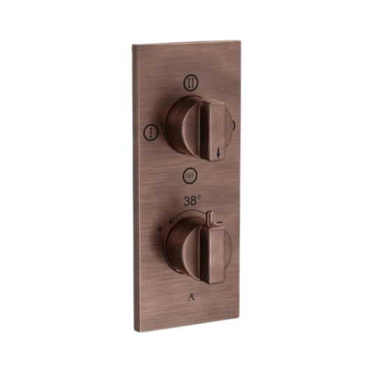 Artize Copper 3 Way Thermostatic Diverter – Decure.in